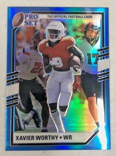 XAVIER WORTHY 2022 PRO SET METAL BLUE REFRACTOR ROOKIE #PSBXW1 | eBay