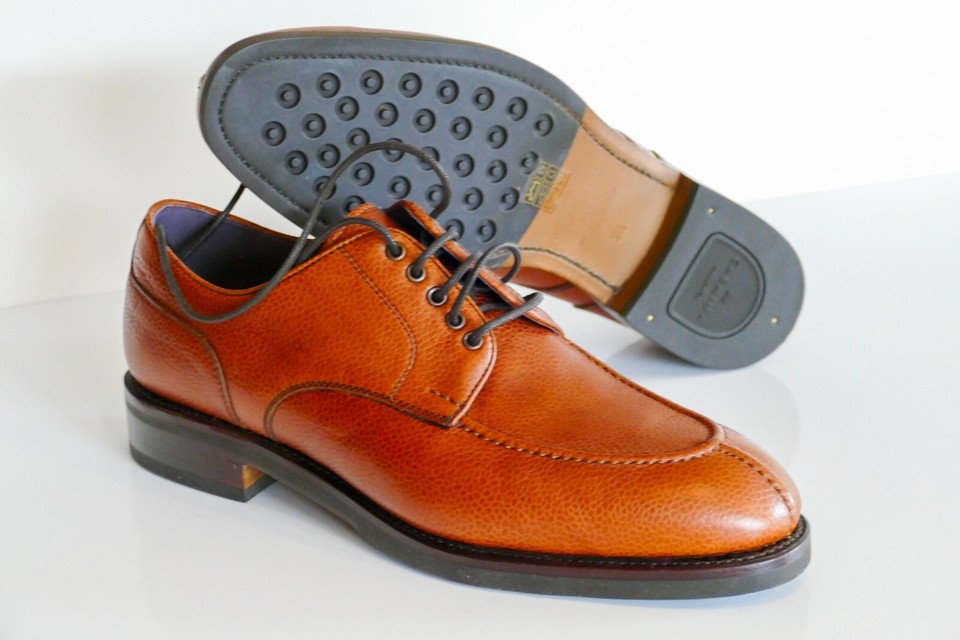 BNIB Carmina Brown Karagrain NST Derby Shoes 80414 Detriot Last 7.5 UK ...