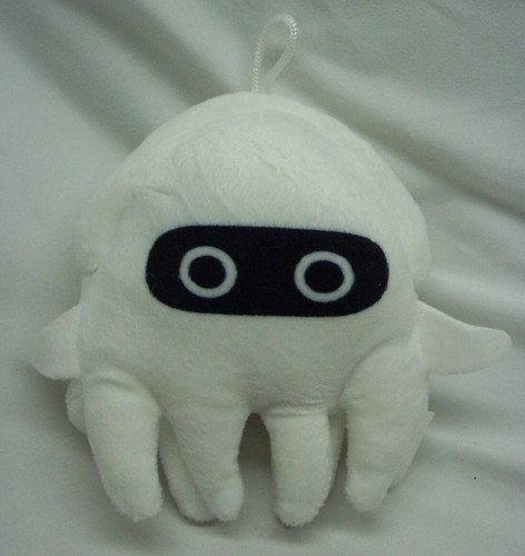 Nintendo Super Mario Bros. BLOOPER SQUID OCTOPUS 5" Plush Stuffed ...