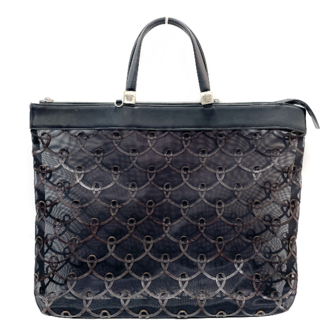 Gianni Versace Medusa Mesh Vintage Tote Used APR - Gem