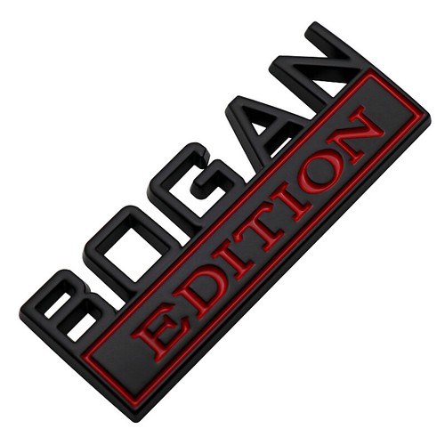 1pcs Metal BOGAN EDITION Emblems Badge Car Truck Decals Badge (Red ...
