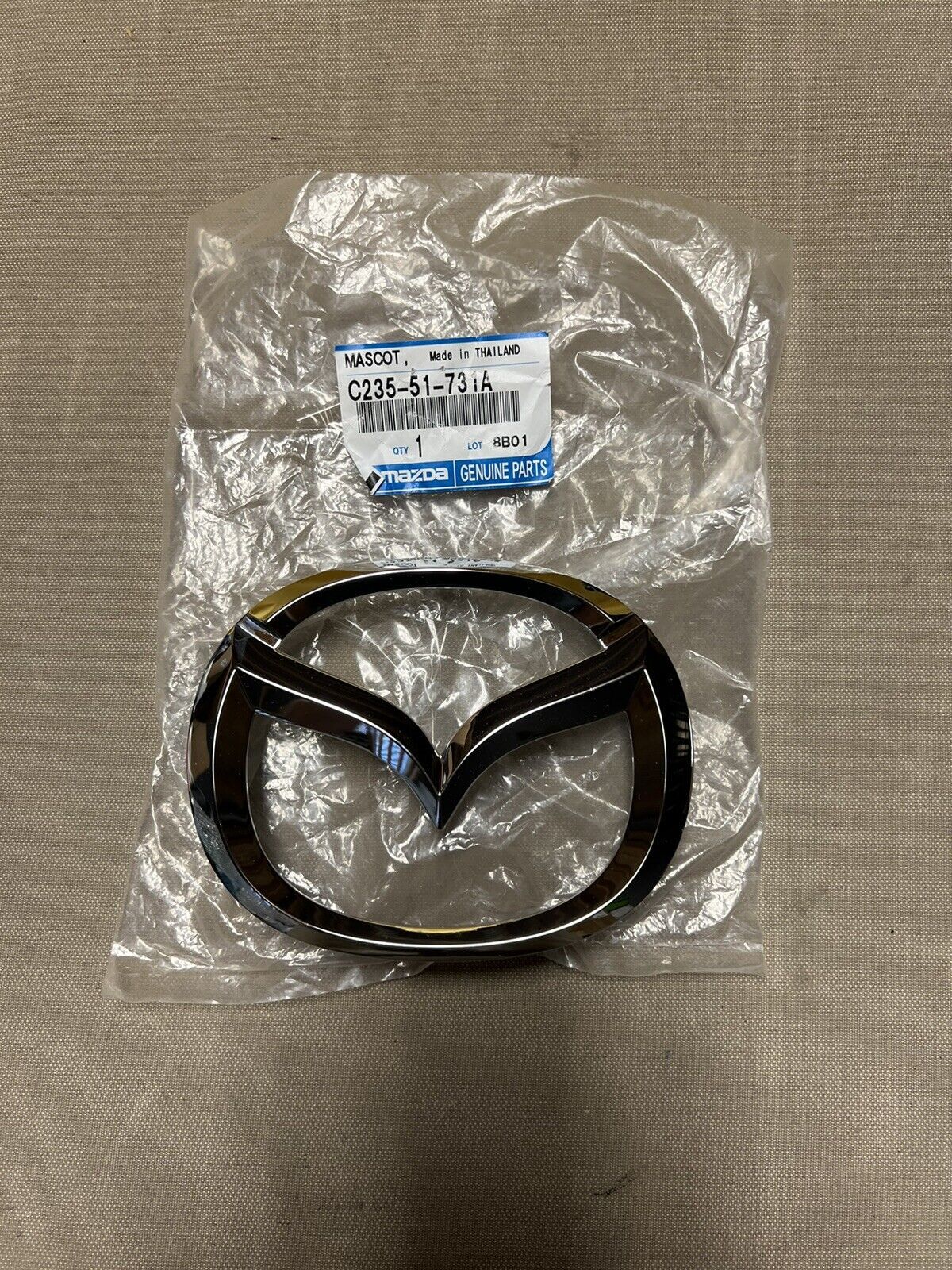 MAZDA Genuine OEM MAZDA 3 FRONT MASCOT GRILLE RADIATOR EMBLEM | eBay