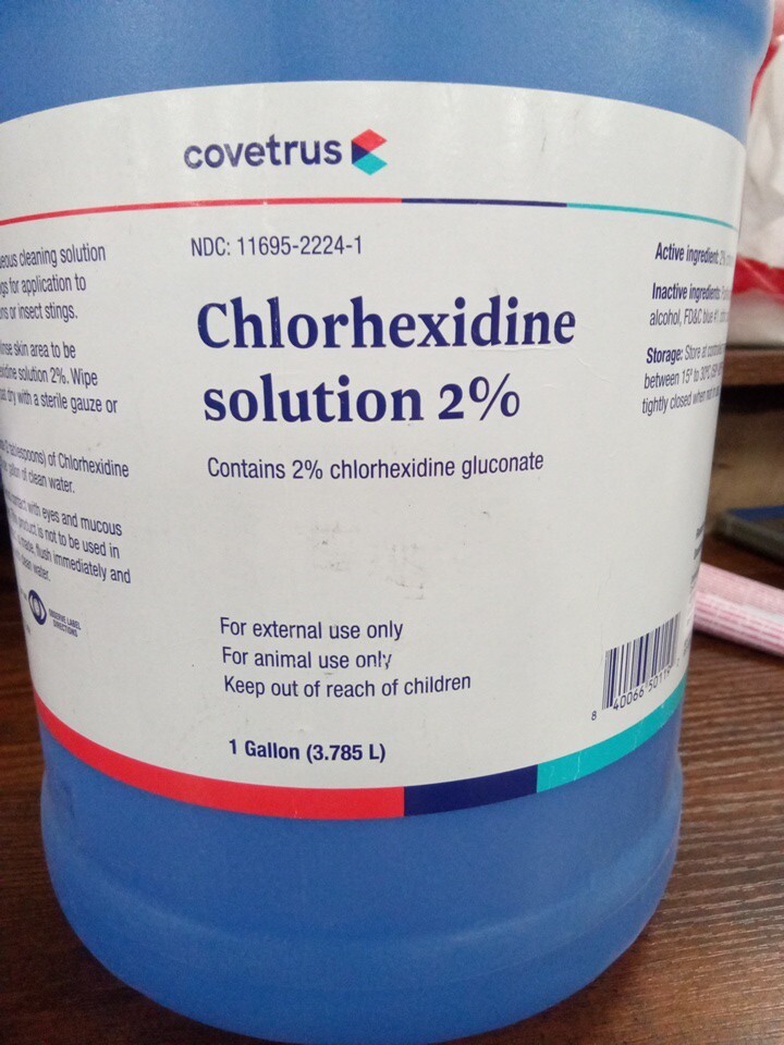 Chlorhexidine Solution 2% Antimicrobial - Gallon 653 kb | eBay