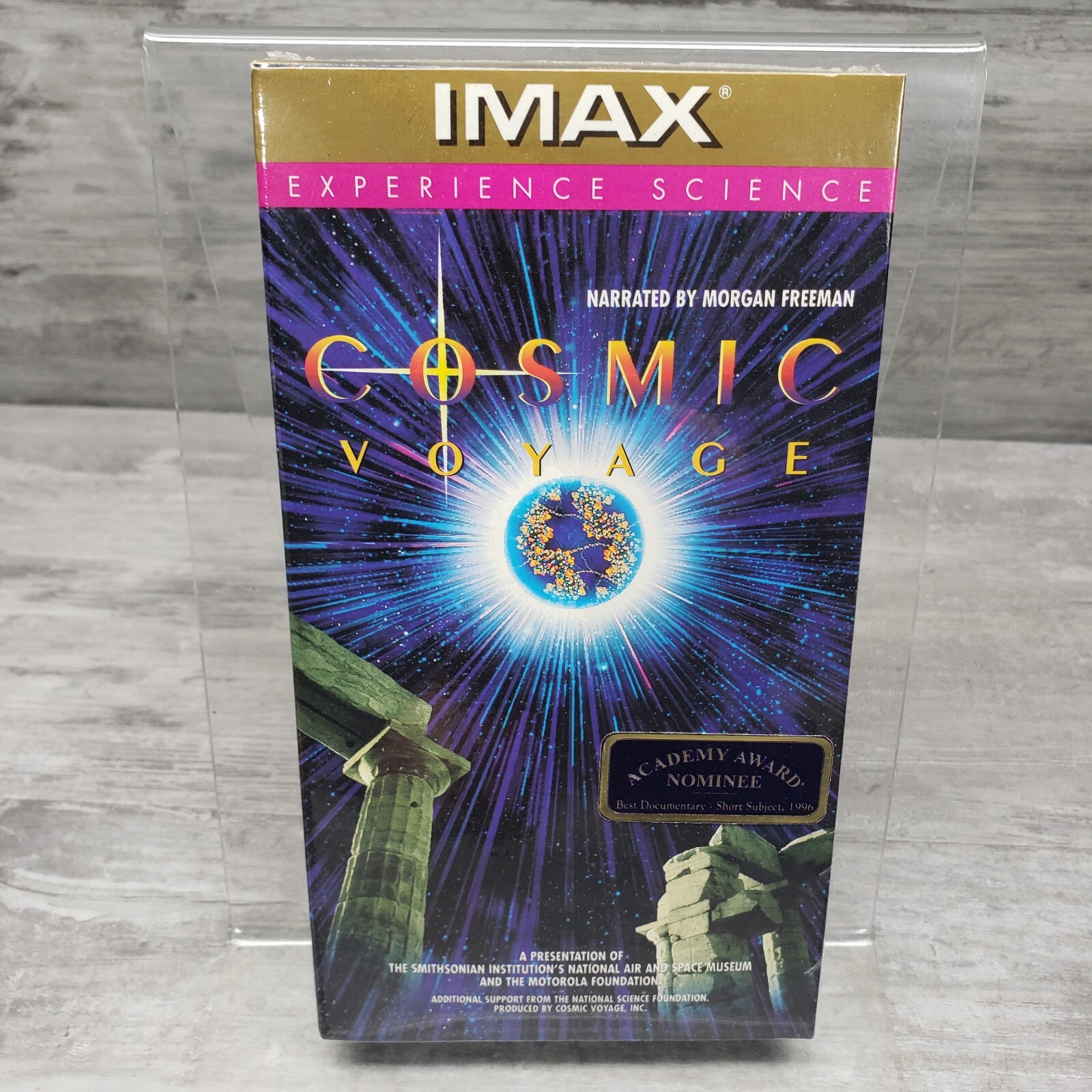 IMAX Cosmic Voyage - Science VHS - Narrated By Morgan Freeman - SEALED ...