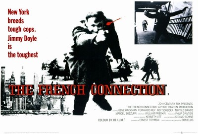 THE FRENCH CONNECTION Movie POSTER 27x40 B Gene Hackman Roy Scheider ...