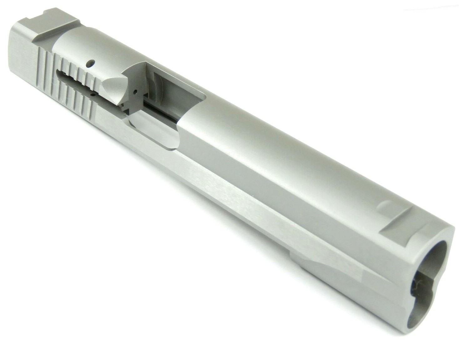 New 1911 .45 ACP Government Two Tone Stainless Slide Novak Sight Cut | eBay