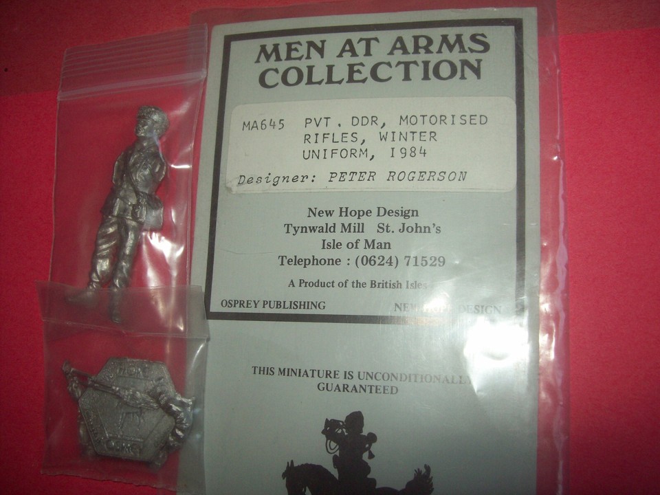 MEN AT ARMS NEW HOPE DESIGN OSPREY WEST GERMAN ARMY WINTER UNIFORM ...