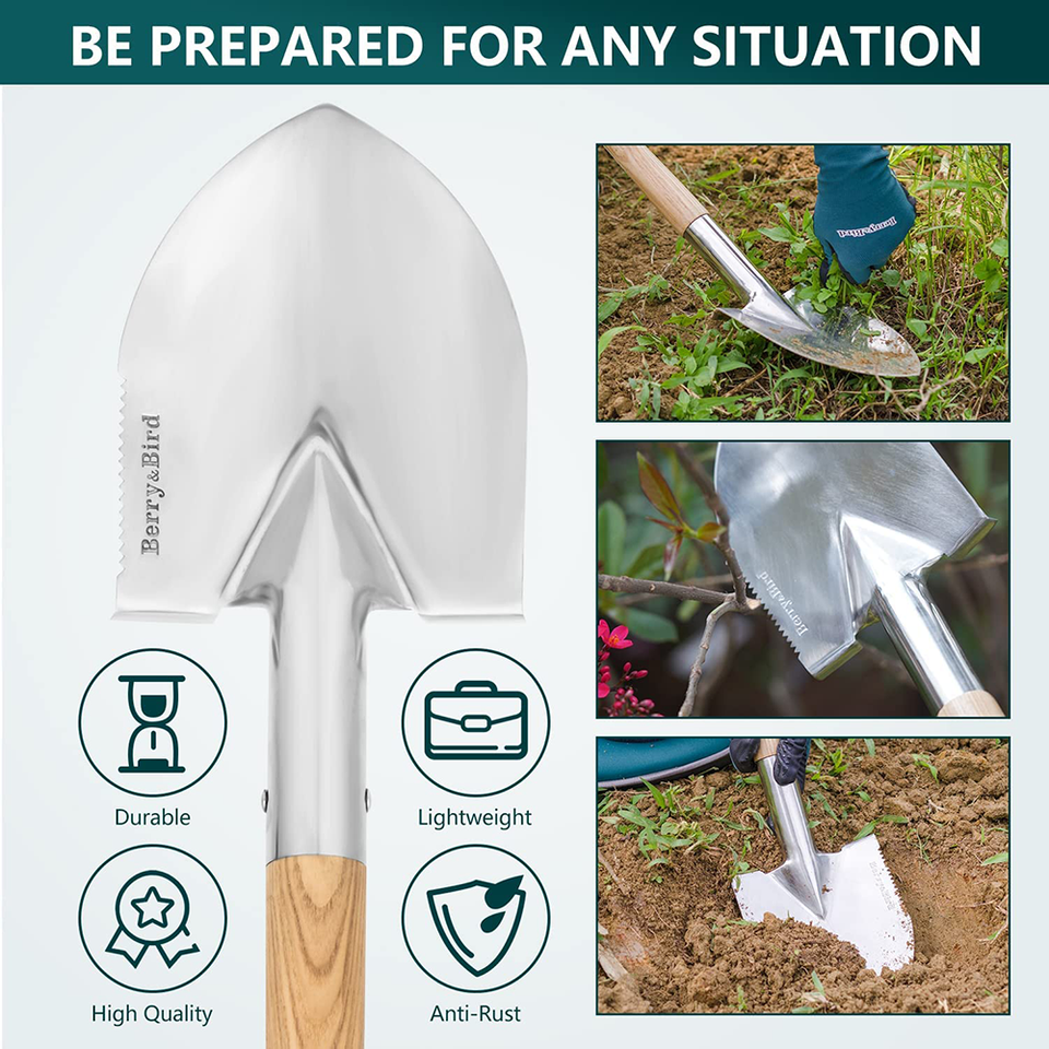 Berry&Bird Garden Tools Hand Gardening Tools For Planting Transplanting ...