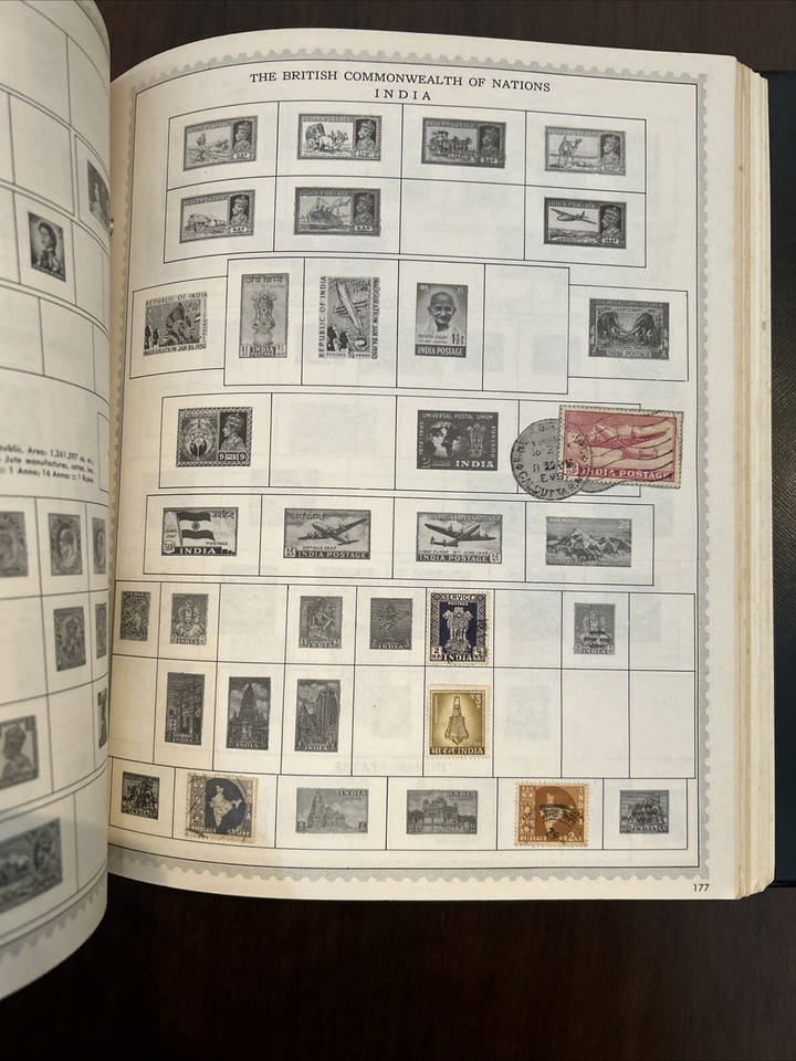 Minkus New World Wide Stamp Album 1970 Very Good Cond. 378 Pages w ...