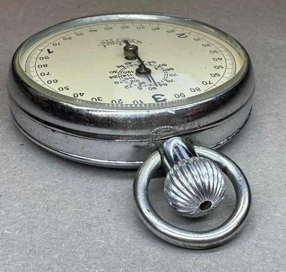Hanhart ANKER 11 STEINE Stopwatch - 1/100 Sec Antimagnetic Mechanical ...