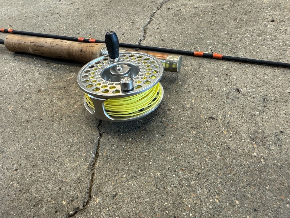 Custom Built Fly Fishing Rod And Orvis Reel With Line | eBay
