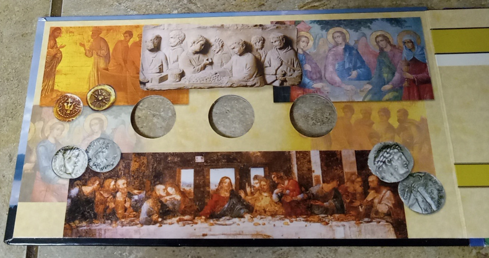 Coins Of The Bible Hardcover Book With Replica Coins | eBay