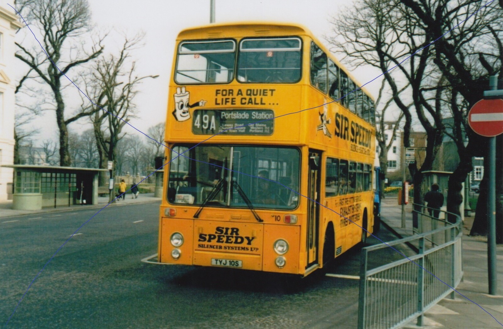 BUS PHOTO BRIGHTON CORPORATION PHOTOGRAPH 10 LEYLAND ATLANTEAN PIC ...