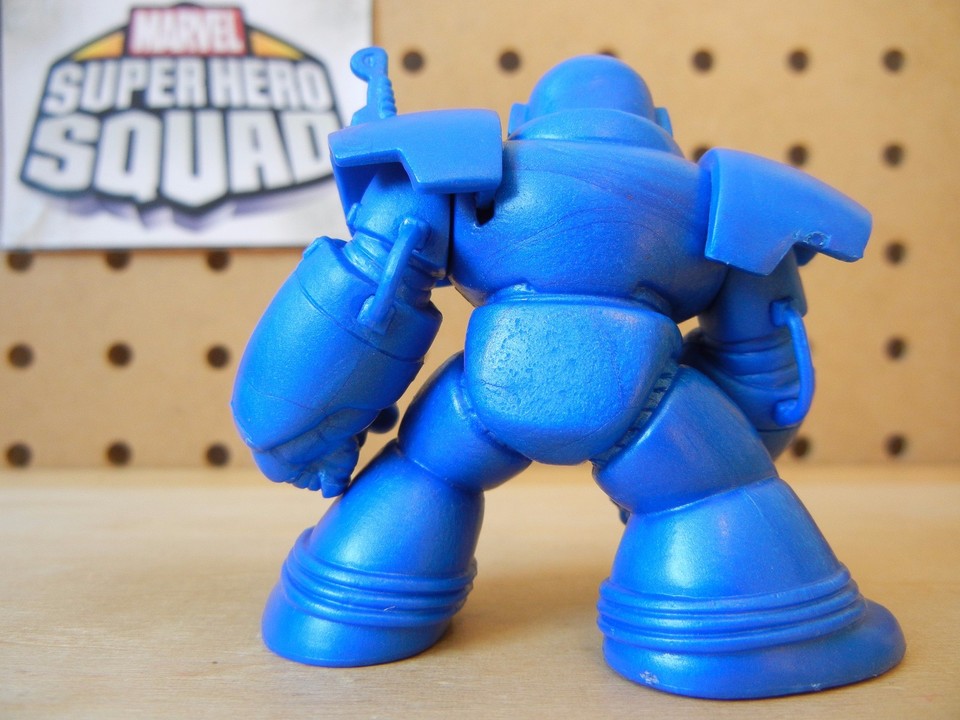 Marvel Super Hero Squad RARE TEST SHOT Blue Blank IRON MONGER from ...