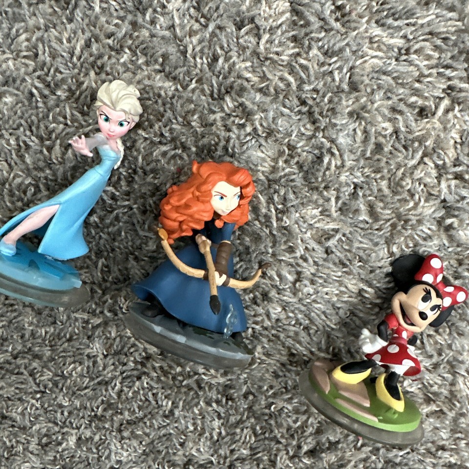 Lot of 3 Different Disney Infinity Figures Minnie Mouse , FROZEN ...