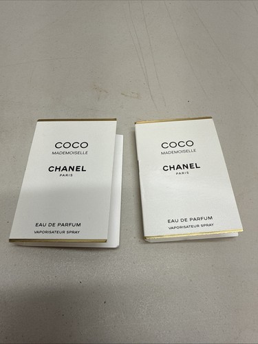 2 Chanel Paris Coco Mademoiselle EDP Sample Spray 1,5ml / .05 oz Each ...