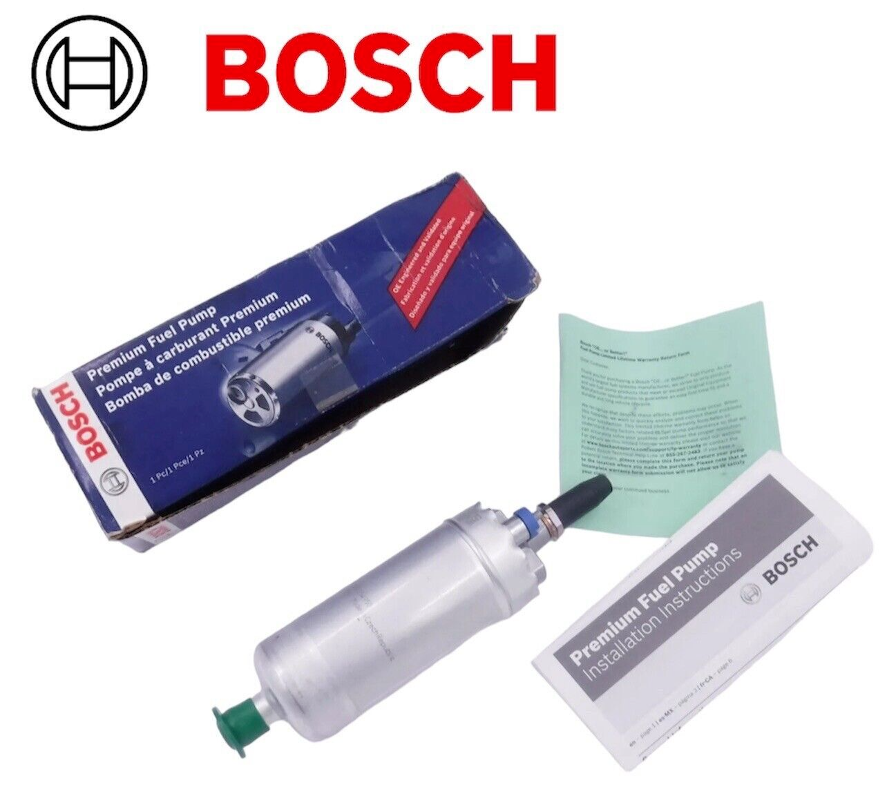 NEW BOSCH 69608 Electric Fuel Pump For- Mercedes-Benz, 560SEC, 260E ...