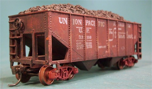 HO UP Exterior Post Twin Hopper Built/KDs/Metal Wheels | eBay