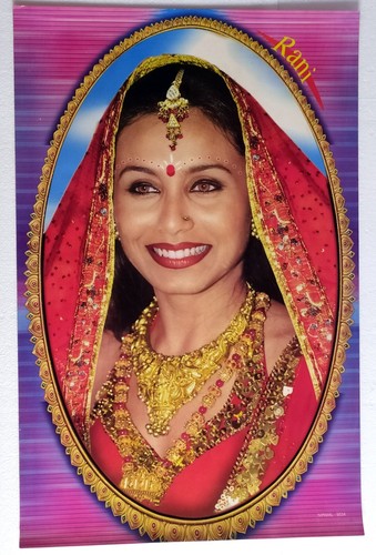 Bollywood Actress Rani Mukherjee Original Poster 21 inch X 33 inch ...