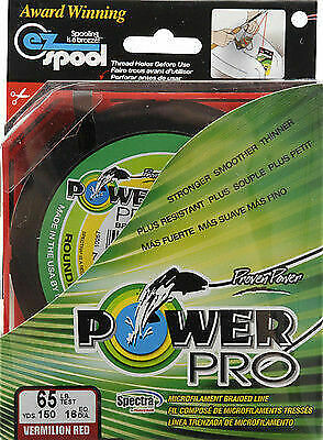Power Pro Micro Braid Fishing Line 21100650150v 65 LB X 150 Yd ...