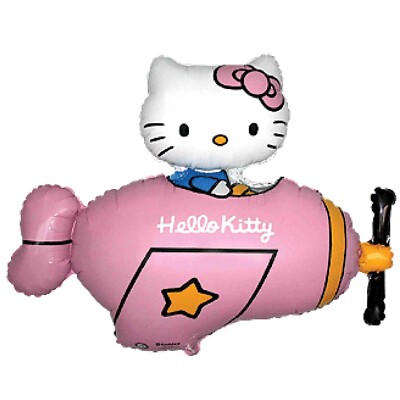 Pink Hello Kitty Pink Airplane Balloons | 37 INCH | eBay