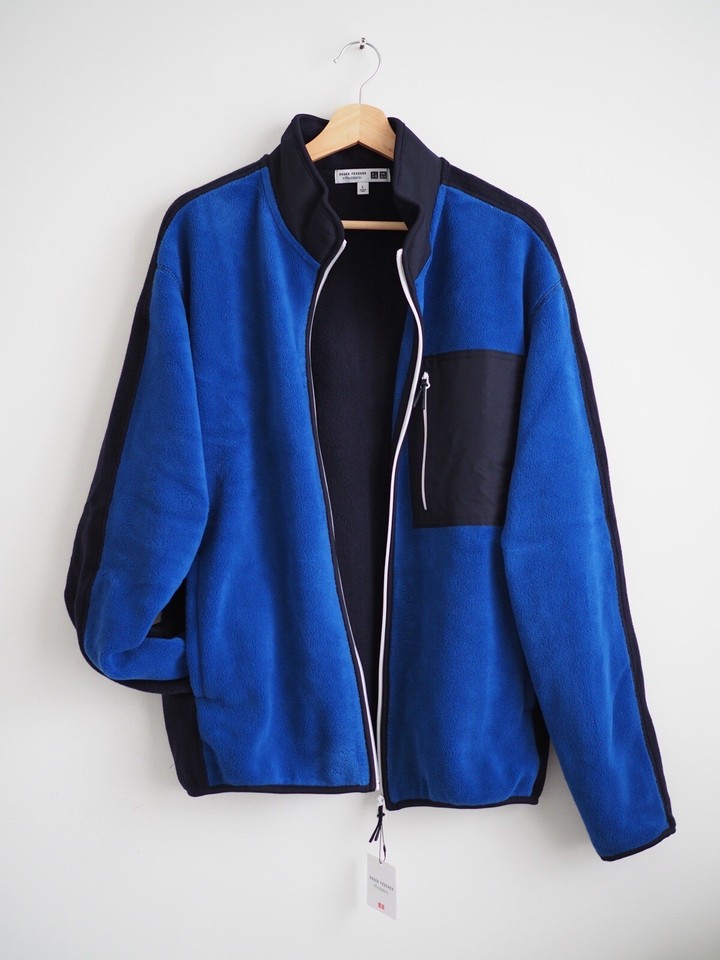 Roger Federer Fleece Full Zip JW Anderson Uniqlo Sweater Jacket Large ...