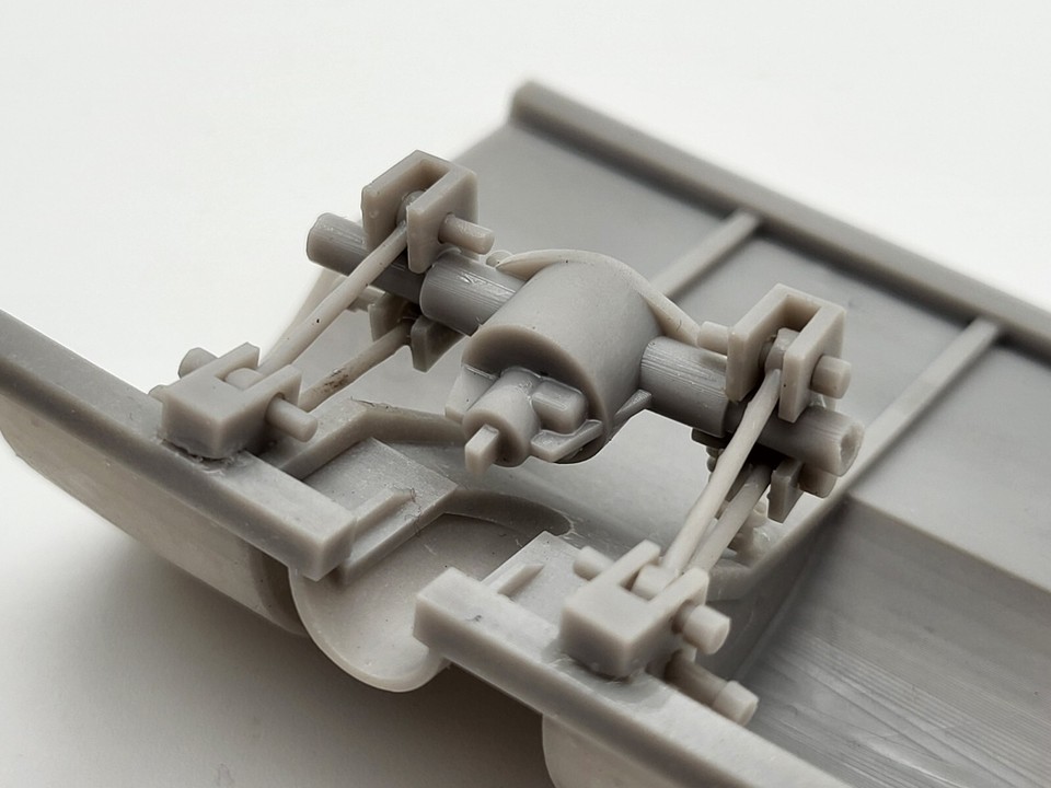 Pro Street Back Half Tubbed Chassis 4 Link 1/24 and 1/25 scale model ...