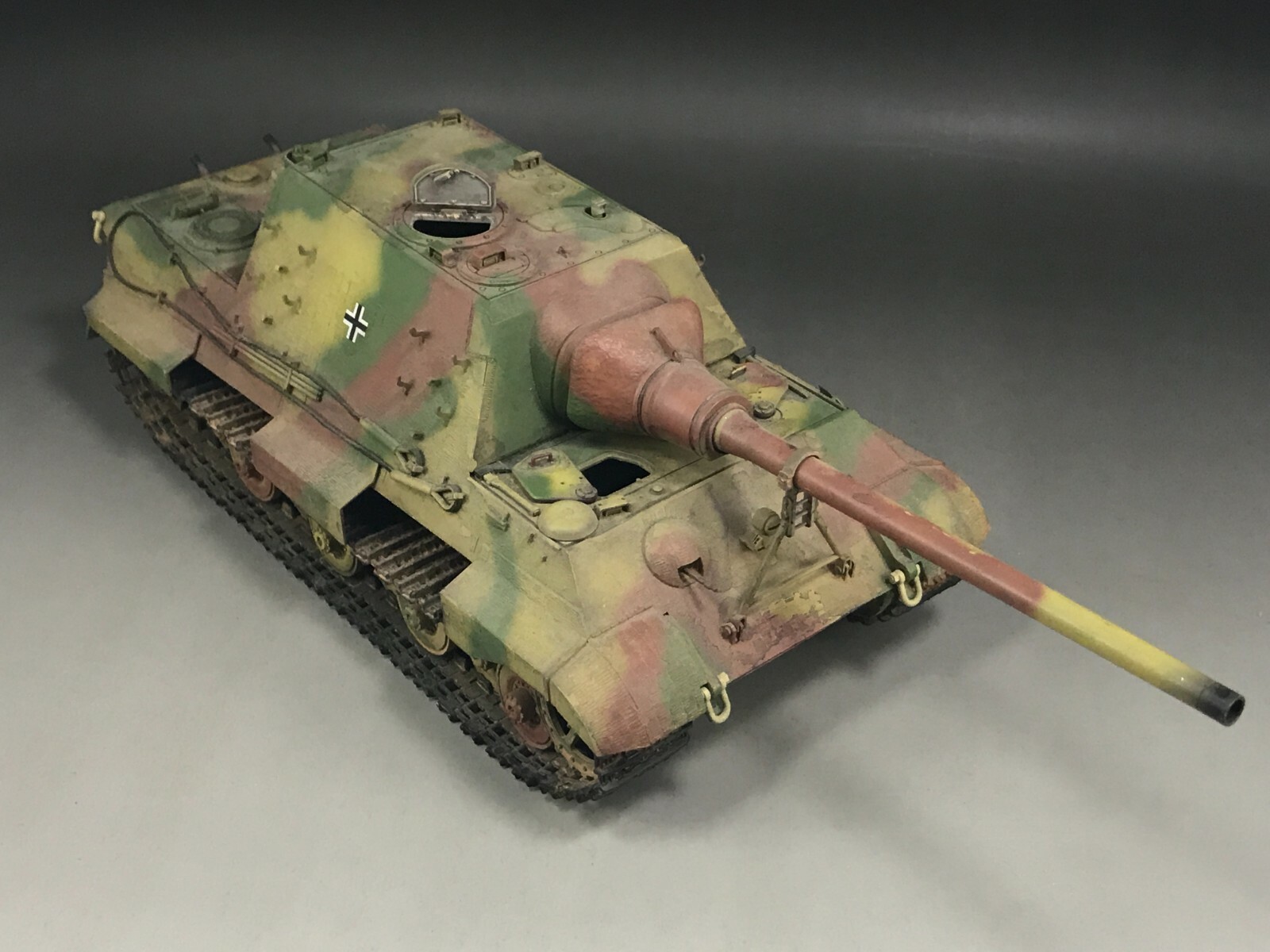 1/35 Built Dragon 6493 WWII German Jagdtiger Porsche w/Zimmerit Tank ...