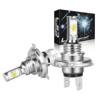 LED For Lexus LS400 1993-1997 2PC Headlight Kit H4/9003 White Bulbs Hi ...