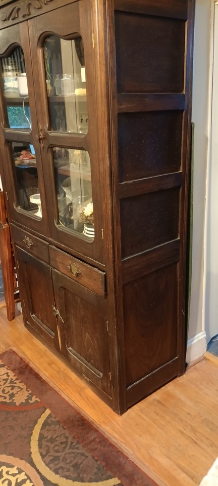 Antique Tall Pie Safe, Kitchen Cupboard Cabinet Hutch - READ THE ...