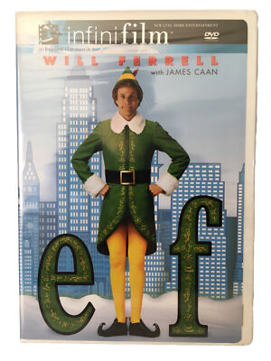 Elf (DVD, 2003) Will Ferrell! James Caan! Full+Widescreen! Extras+! New ...