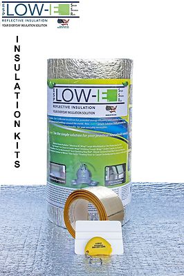 (2 Pack) Reflective Foam Core Insulation Weatherization Kit: 24"x25' R8 ...