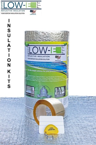 (2 Pack) Reflective Foam Core Insulation Weatherization Kit: 24"x25' R8 ...