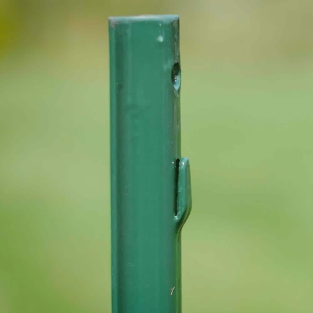 6Ft Sturdy Duty Metal Fence U Post for Fencing Green Fence Posts for ...