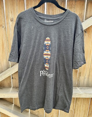 Pendleton Surfboard Graphic T-Shirt Men's Gray Short Sleeve Crew Neck ...