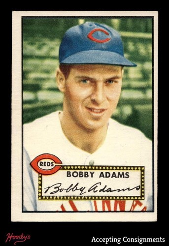 1952 Topps #249 Bobby Adams REDS VG/EX | eBay