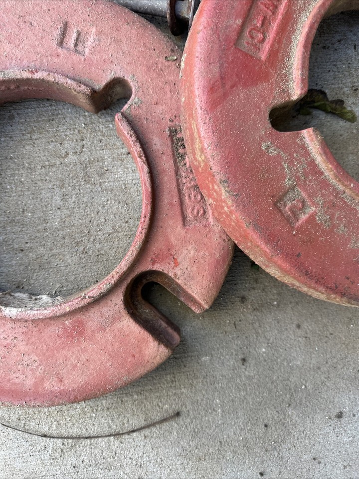 Garden Tractor Cast Iron Wheel Weights fit 12" Rims S6W-c1 Simplicity ...