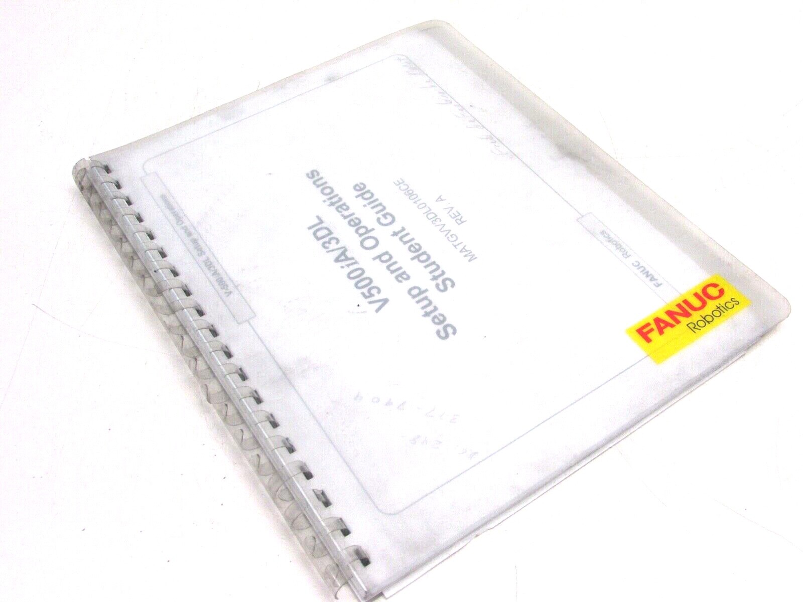 FANUC ROBOTICS V500iA/3DL SETUP & OPERATIONS STUDENT GUIDE MANUAL | eBay