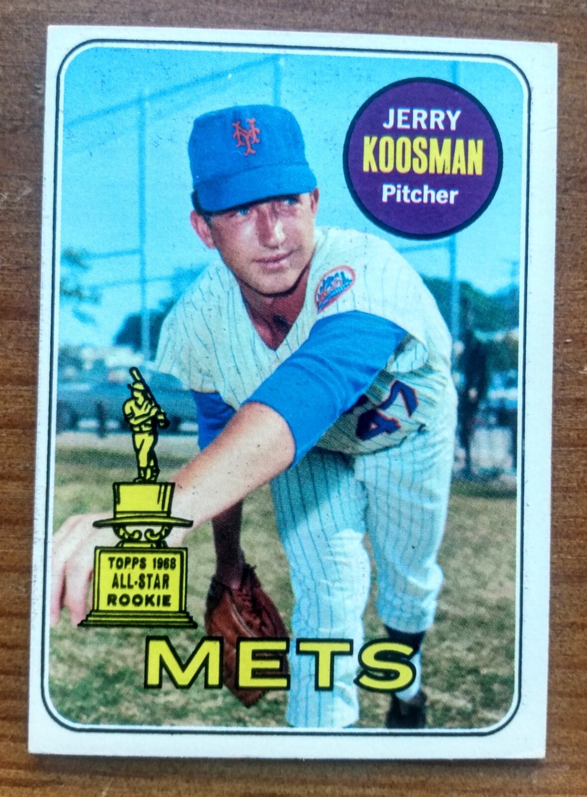 Jerry Koosman 1969 Topps #90 All Star Rookie New York Mets Excellent ...