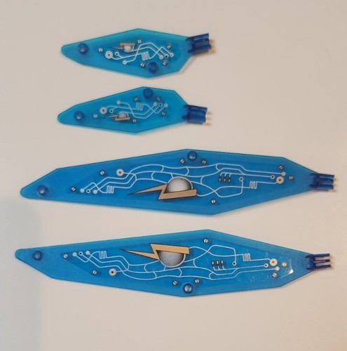 Lego Insectoid Blue Trans Wings, Circuits/Circuitry Pattern, Alien Set ...