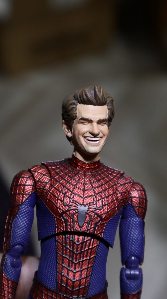Painted 1/12 Laughing Amazing Spider-man Head Sculpt Fit 6'' SHF Figure ...