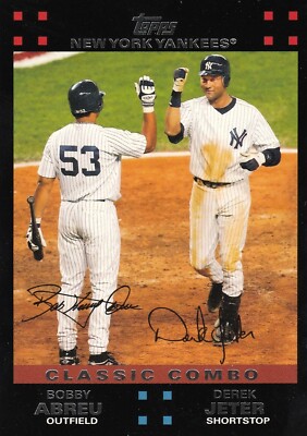 Derek Jeter 2007 Topps Classic Combo #327 New York Yankees | eBay