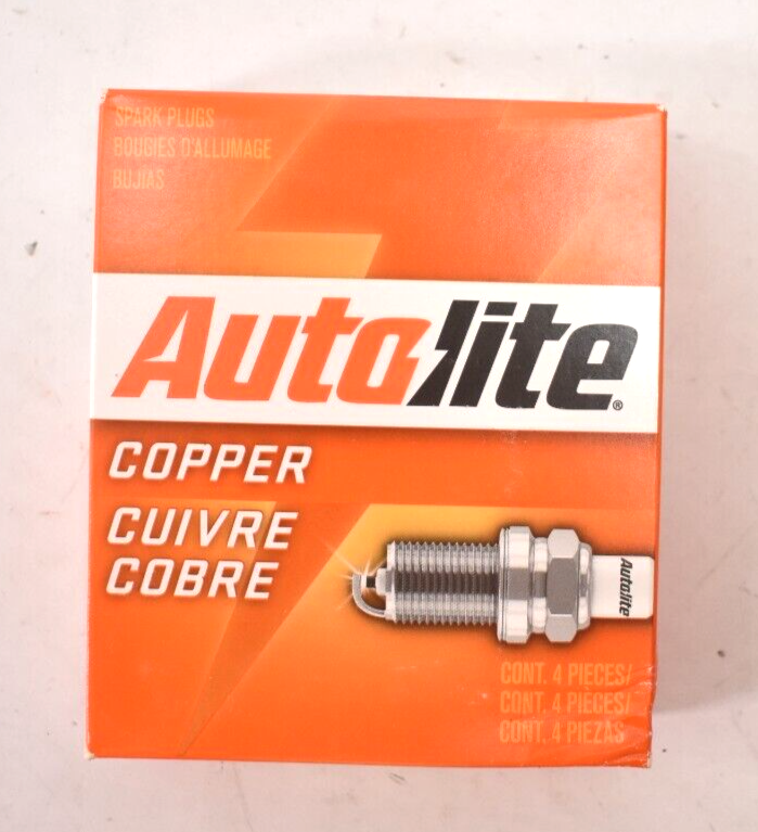 Lot of 4 AutoLite Copper Resistor Spark Plugs Automotive Replacement ...