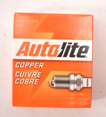 Lot of 4 AutoLite Copper Resistor Spark Plugs Automotive Replacement ...