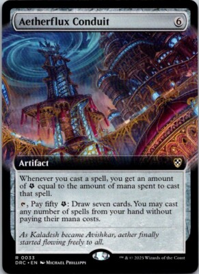Magic the Gathering Aetherflux Conduit Extended Art Aetherdrift ...