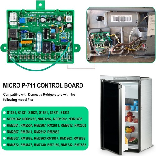 MICRO P-711 Dometic Control Board for Dometic 2-way (AC, gas) 3-way (AC, DC,gas) | eBay