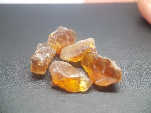 46.45CTS Natural Brown Citrine Rough Crystals Specimen From Pakistan(P ...