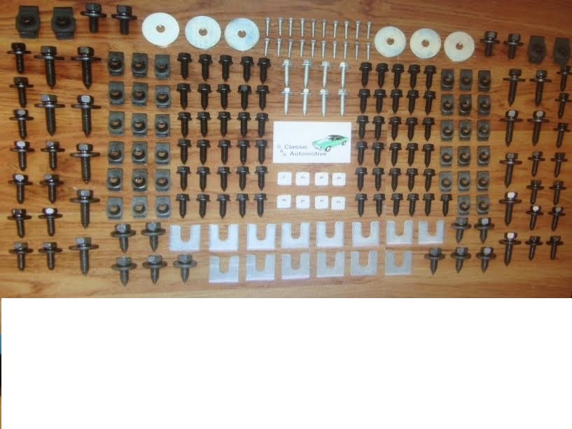 Front Sheet Metal Hardware 210pc Kit Caprice Impala Bel Air Biscayne ...