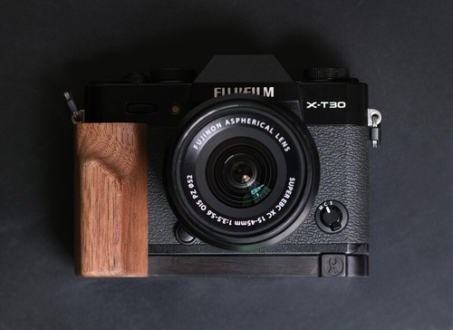 Handmade Wooden Wood Camera Handle Hand Grip Fr Fuji XT30 Mark II ...