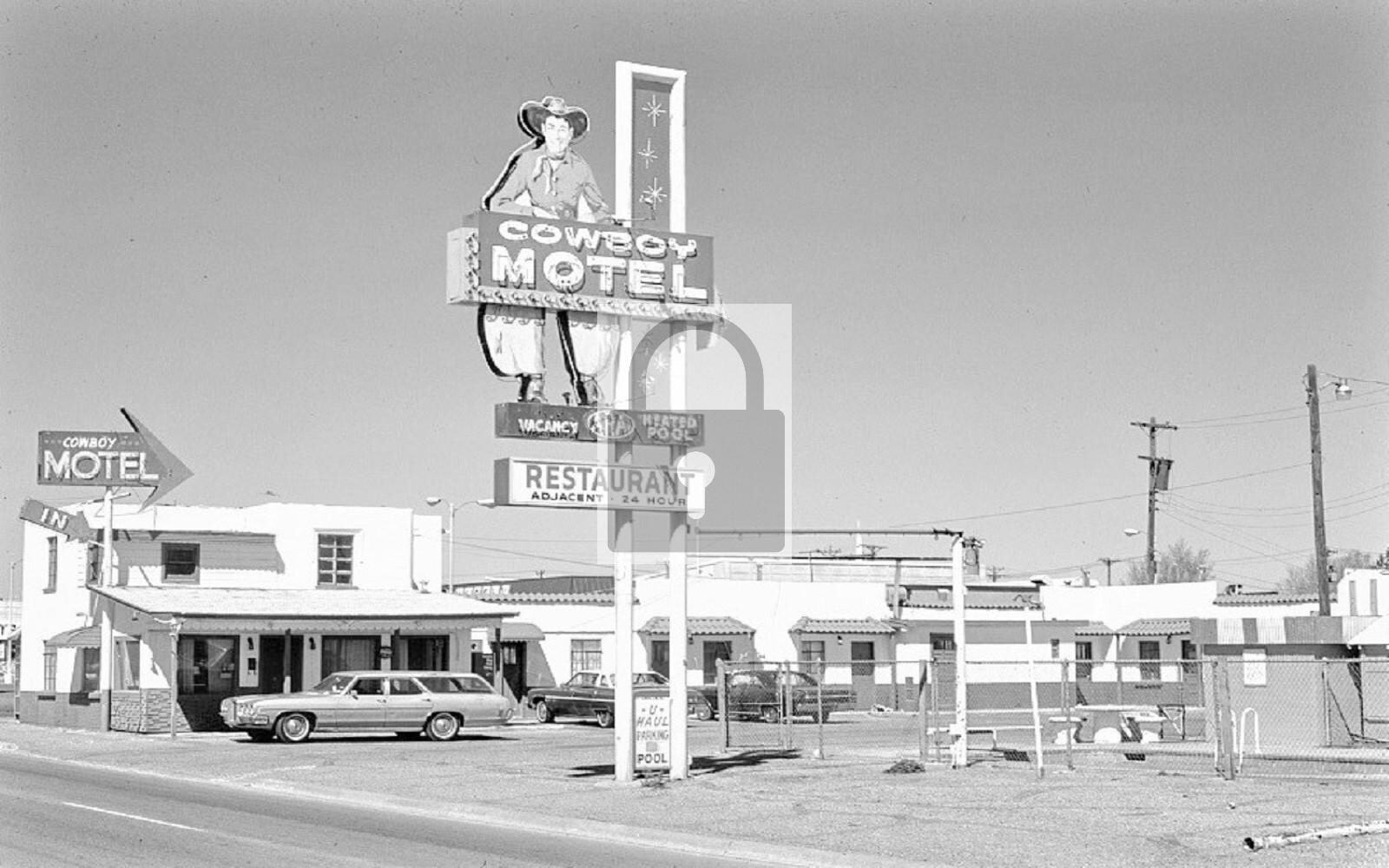 Cowboy Motel Amarillo Texas TX - 11x17 Canvas Poster | eBay